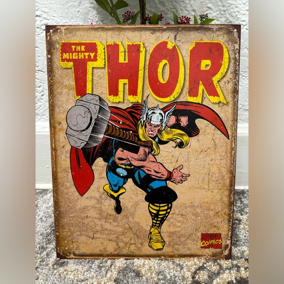 Marvel | Wall Decor | Marvel Comics Thor Retro | Poshmark